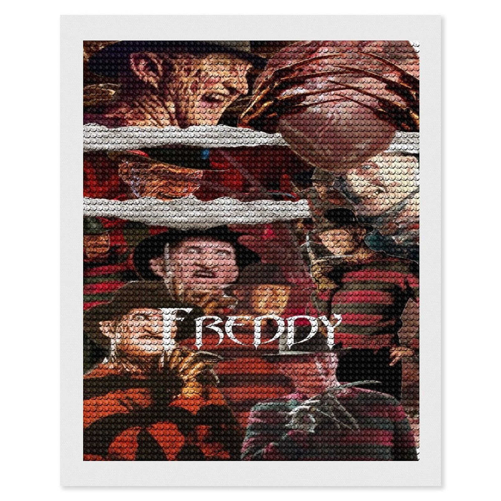 Freddy Krueger Diamond Art Kits, 5D Diamond Art for Home Wall Art Decor ...