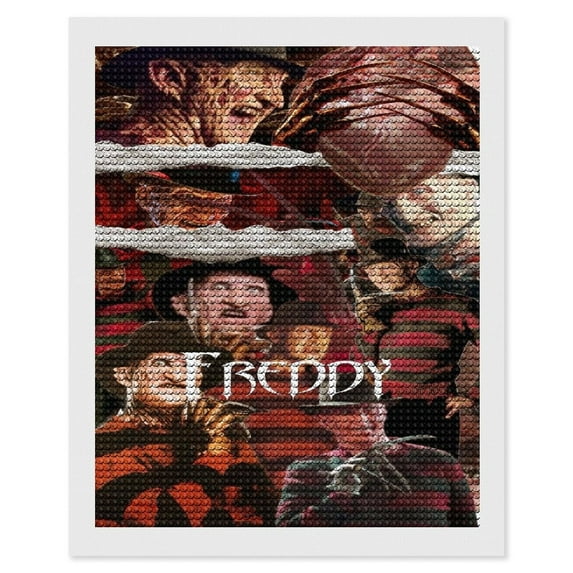 Freddy Krueger Diamond Art Kits, 5D Diamond Art for Home Wall Art Decor ...