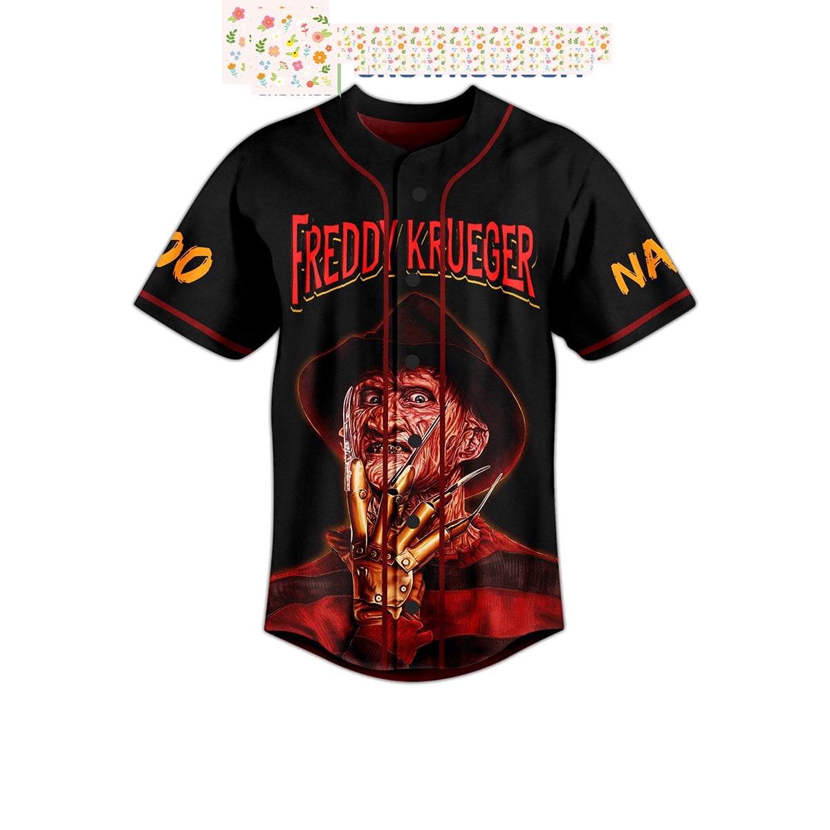 Freddy Krueger Every Town Has An Elm Street Personalized Baseball ...