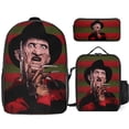 Freddy Krueger Freddy Krueger 3 Piece Backpack Set with Lunch Bag ...