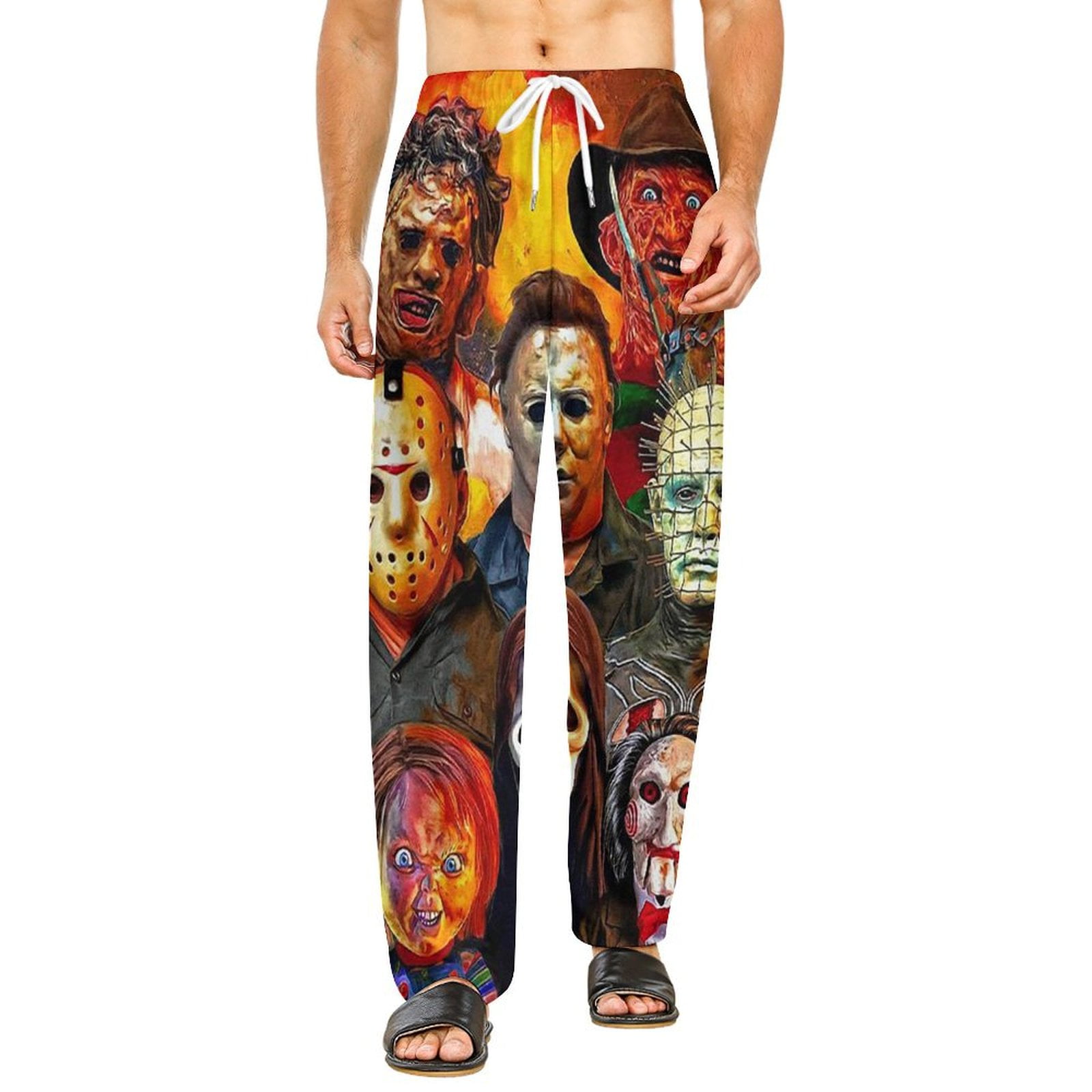 Freddy Krueger Horror Pajama Long Pants Sleepwear Sleep Pants for Teen ...