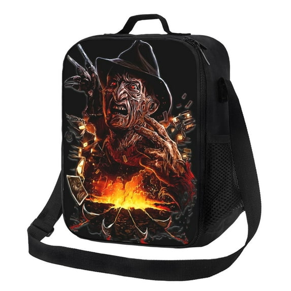 Freddy Krueger Lunch Bag Portable Tote Bag Insulated Lunch Box Picnic ...