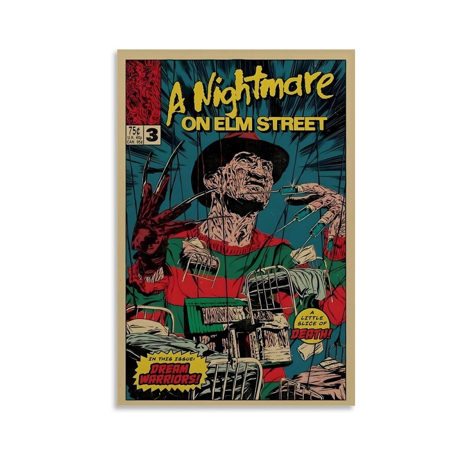 Freddy Krueger Painting Vintage Poster Picture Print Wall Art Poster ...