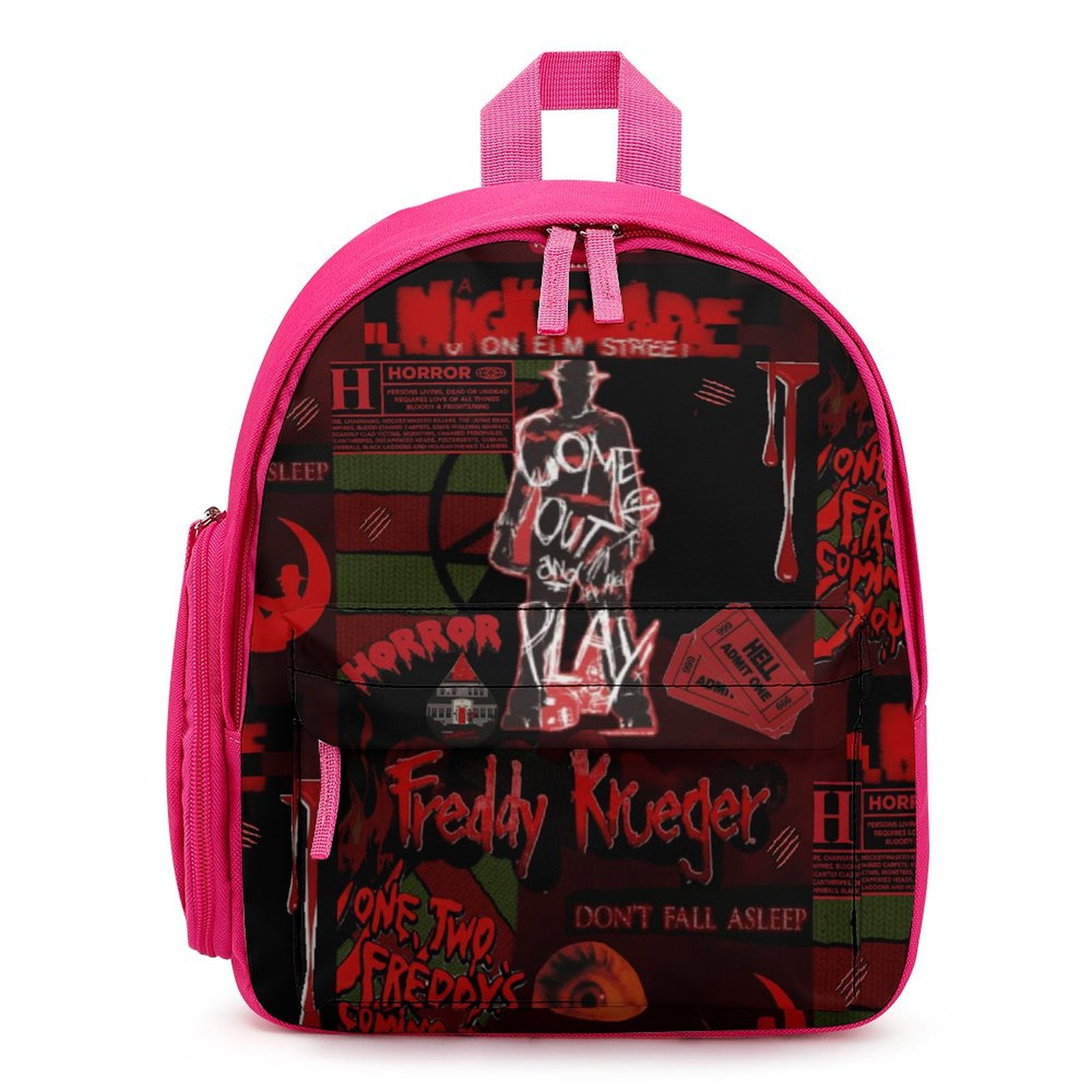 Horror Film Character School Backpack Cool Bookbag Lightweight Little ...