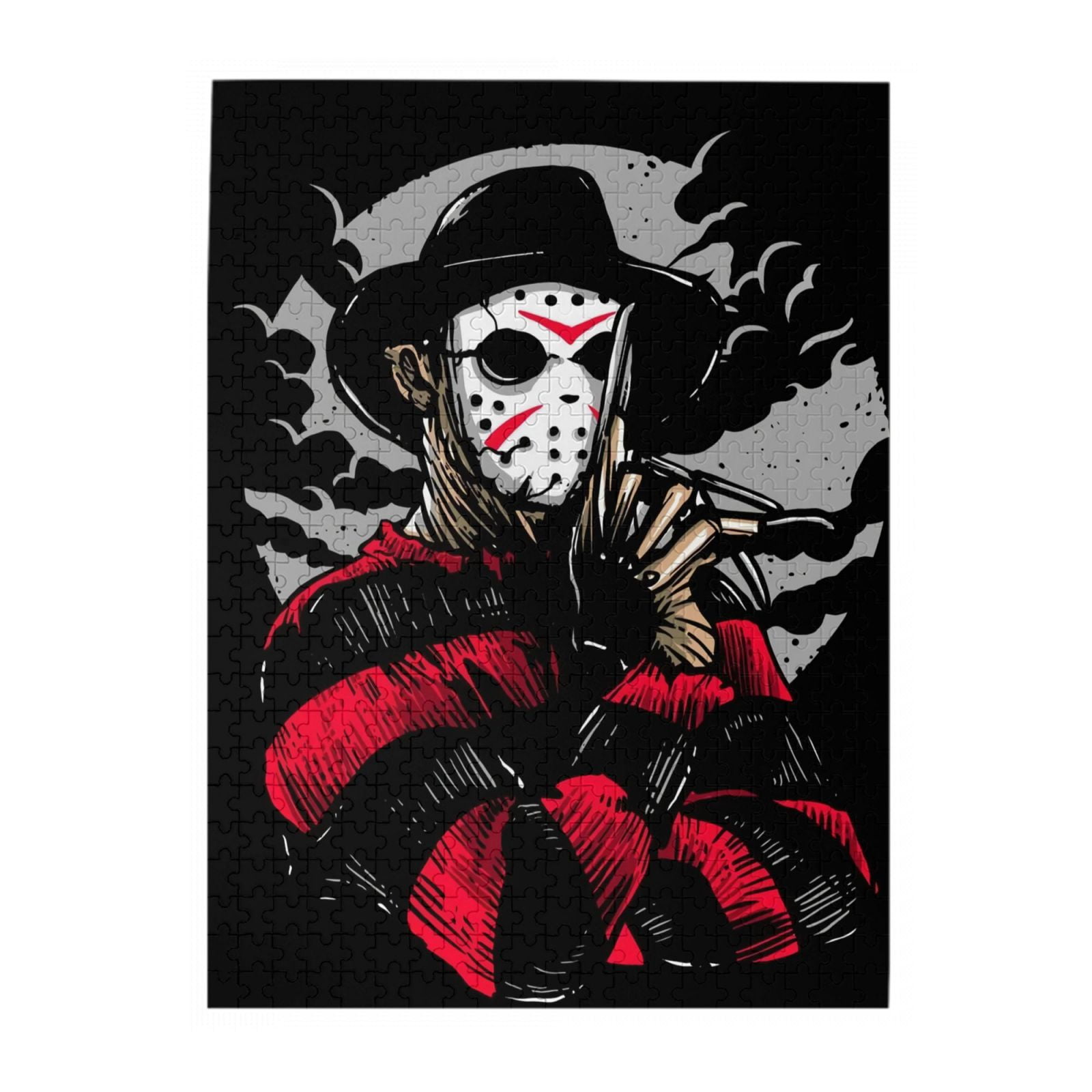 Freddy Vs Jason Horror Jigsaw Puzzles 500 Piece Wooden Memory Agility ...