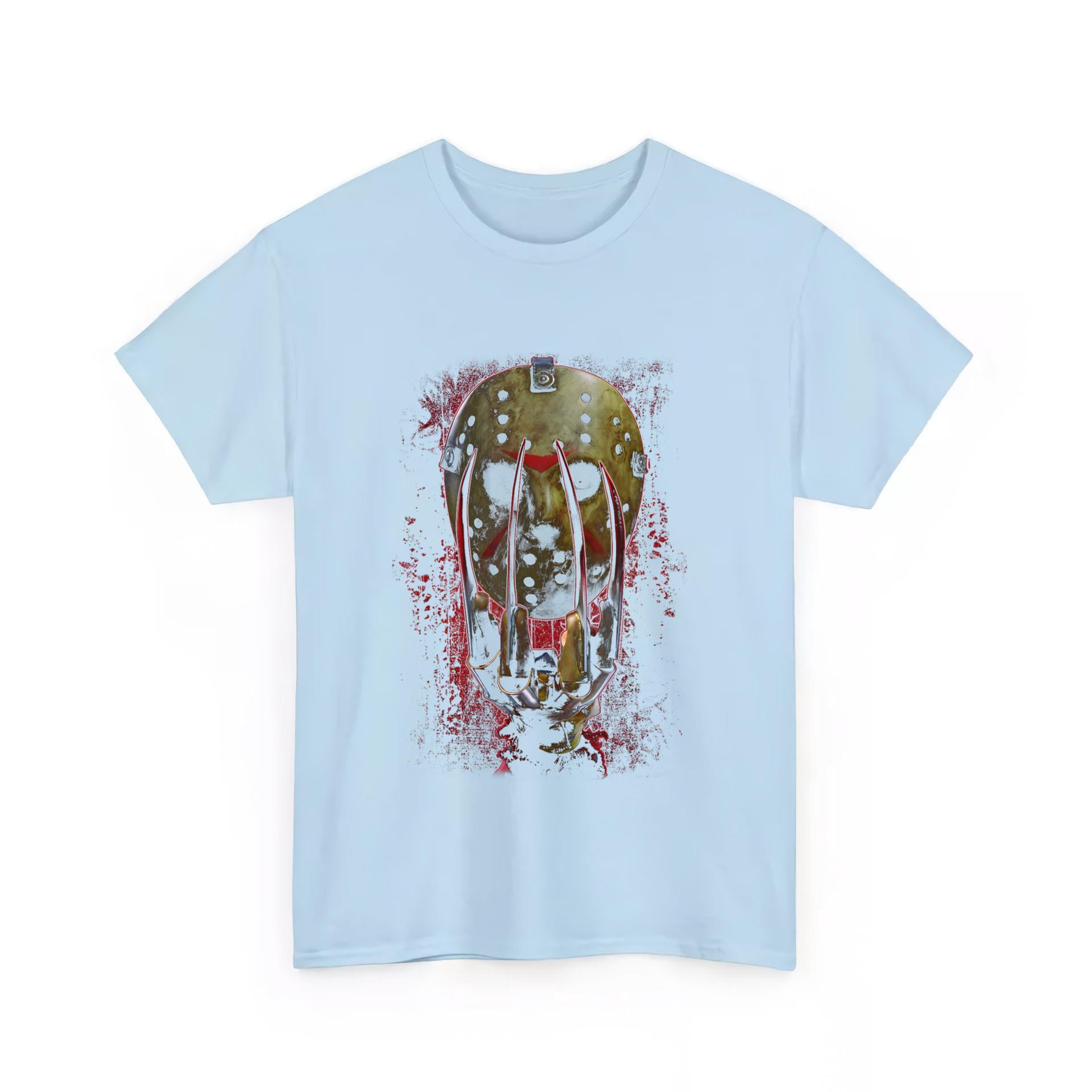 Freddy Vs Jason Mask And Claws Mens T Shirt Black - Walmart.com
