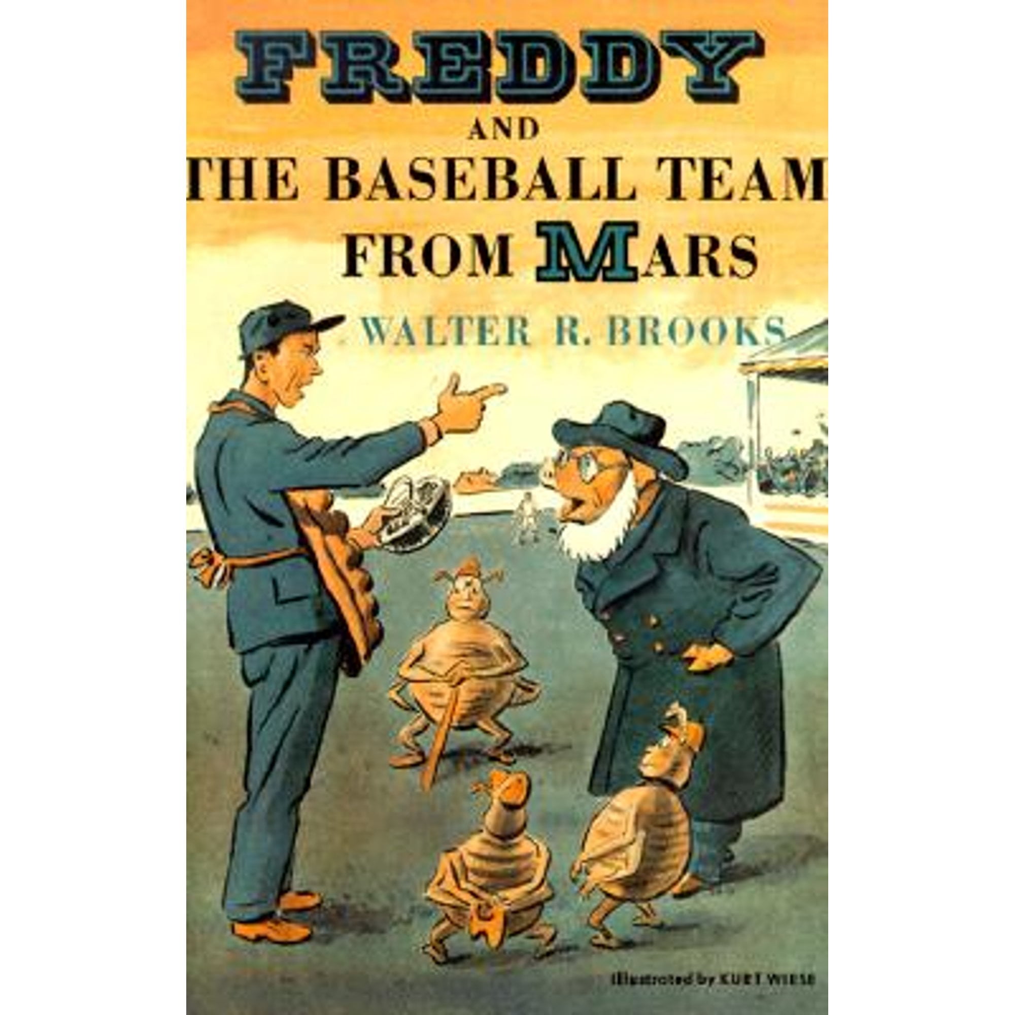 Pre-Owned Freddy and the Baseball Team from Mars Pig Hardcover Walter R ...