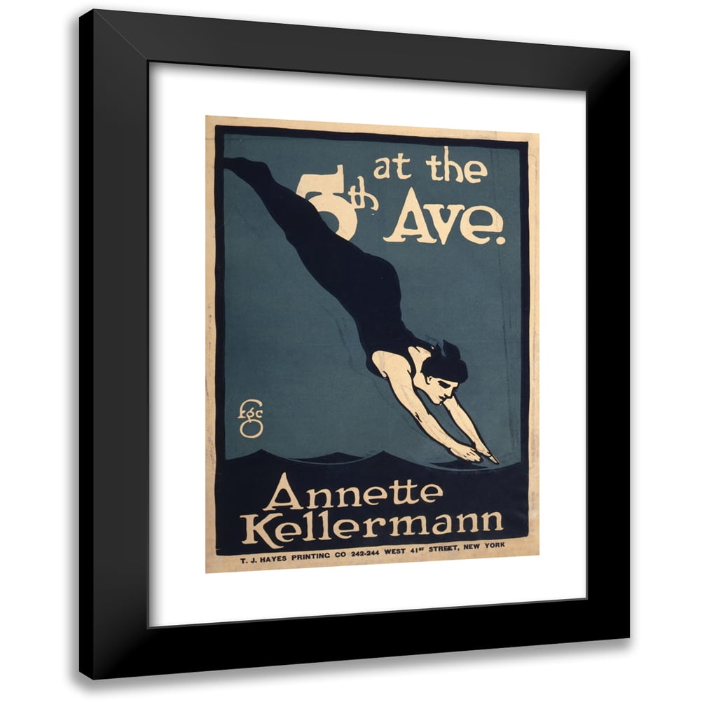 Frederic Cooper 11x14 Black Modern Framed Museum Art Print Titled ...