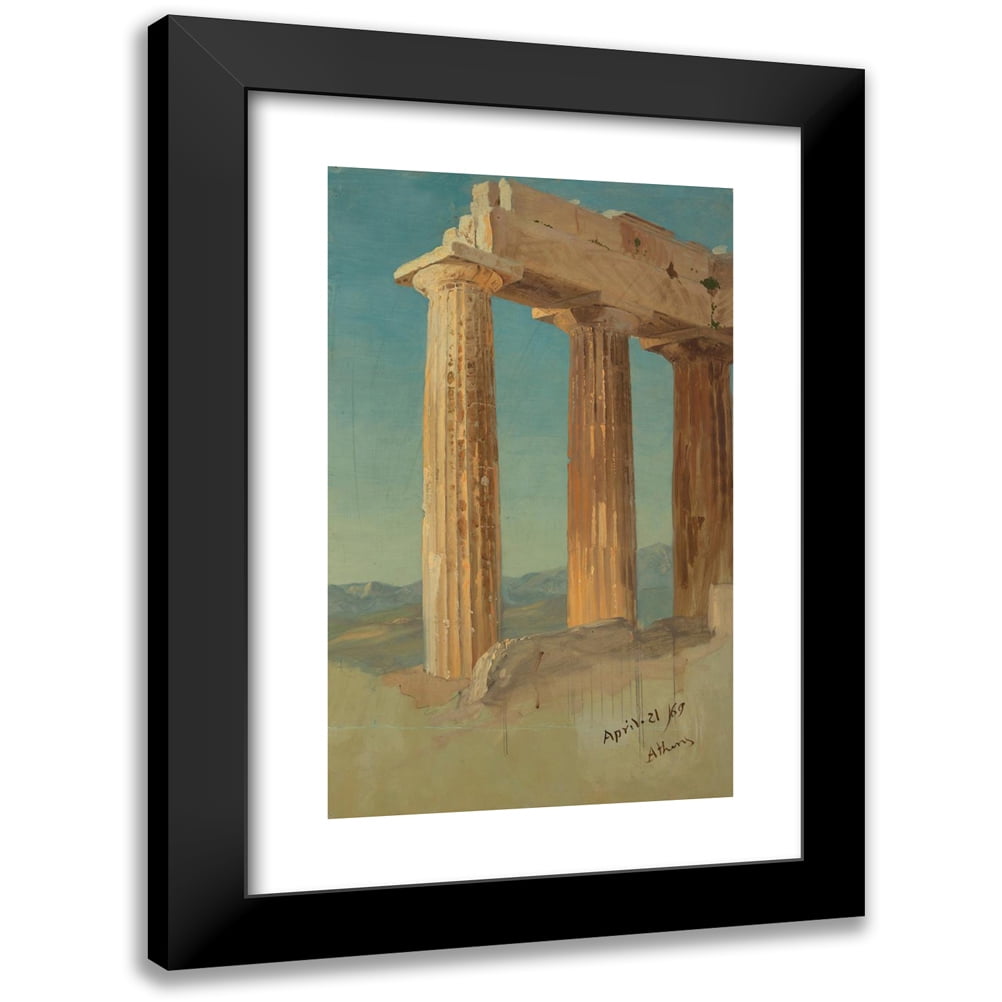 Frederic Edwin Church 12x18 Black Modern Framed Museum Art Print Titled ...