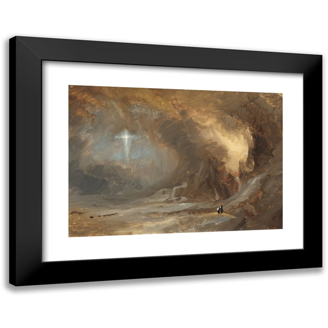 Frederic Edwin Church 14x11 Black Modern Framed Museum Art Print Titled ...