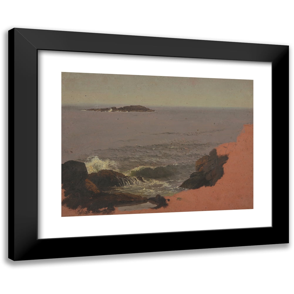 Frederic Edwin Church 14x12 Black Modern Framed Museum Art Print Titled ...