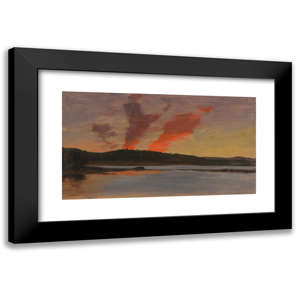 Frederic Edwin Church 18x12 Black Modern Framed Museum Art Print Titled ...
