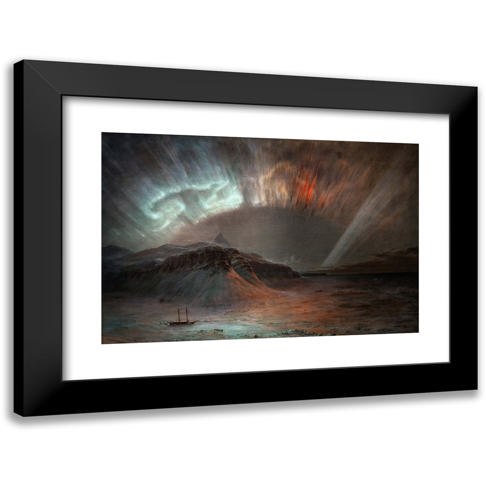 Frederic Edwin Church 24x17 Black Modern Framed Museum Art Print Titled ...