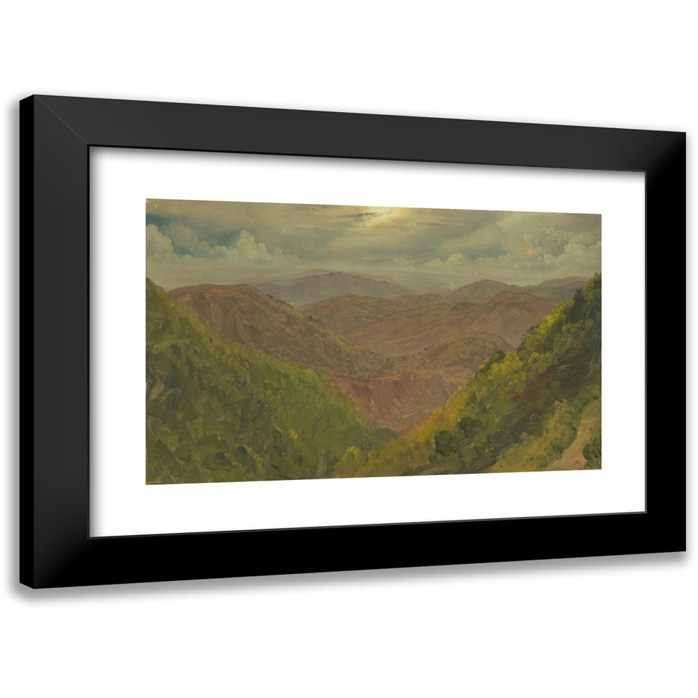 Frederic Edwin Church 24x17 Black Modern Framed Museum Art Print Titled ...
