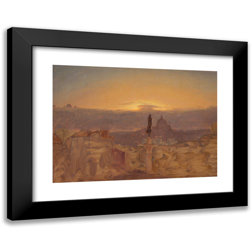 Frederic Edwin Church 24x18 Black Modern Framed Museum Art Print Titled ...