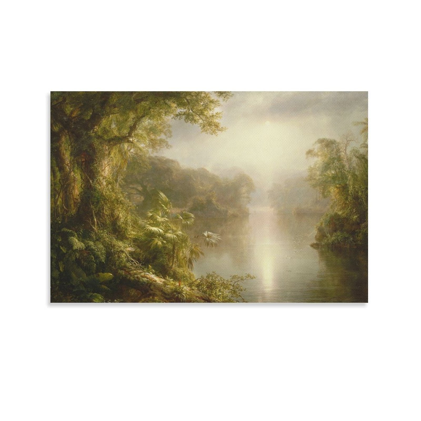 Frederic Edwin Church Painting Art Poster El Rio De Luz (The River of ...