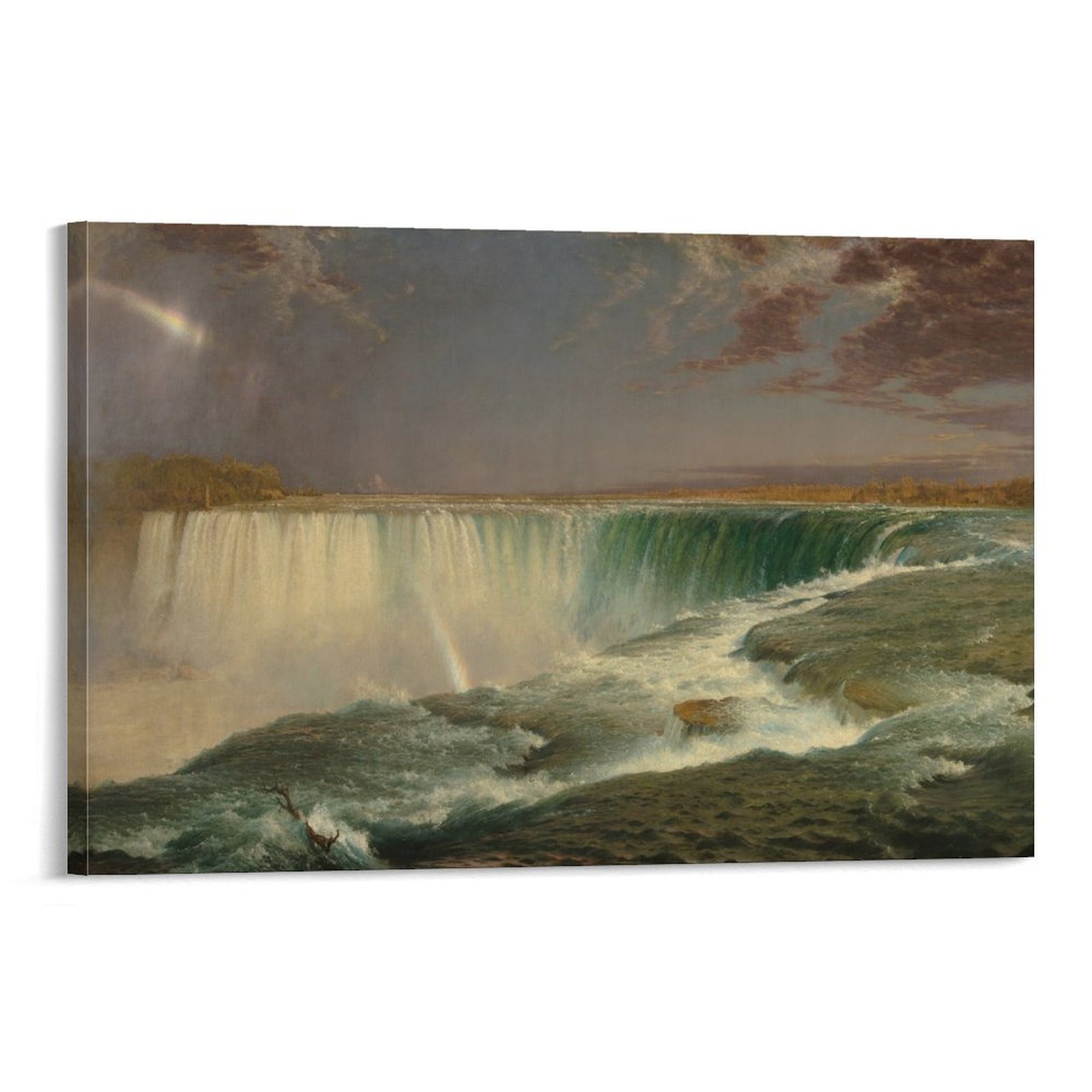 Frederic Edwin Church Painting Art Poster Niagara Falls Print Canvas ...