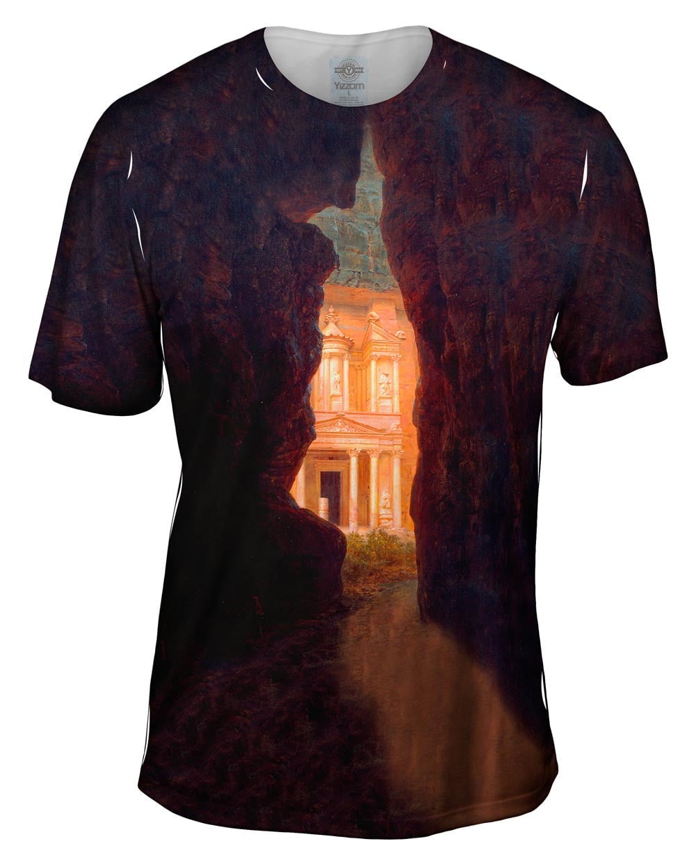 Frederic Edwin - Church Petra 1874 Mens T-Shirt All Over Print ...