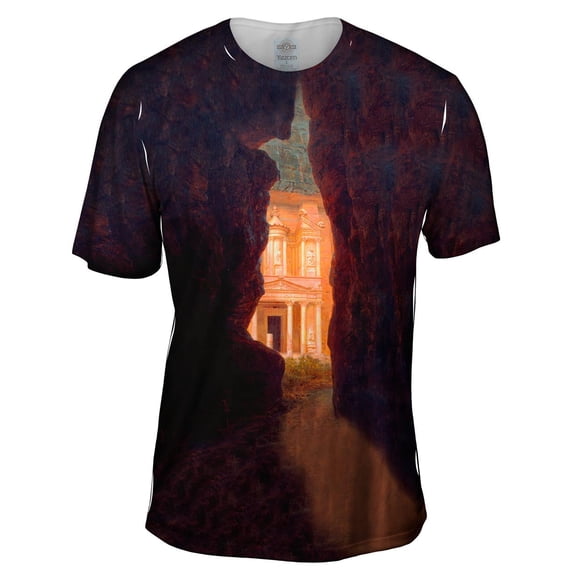 Frederic Edwin - Church Petra 1874 Mens T-Shirt All Over Print ...
