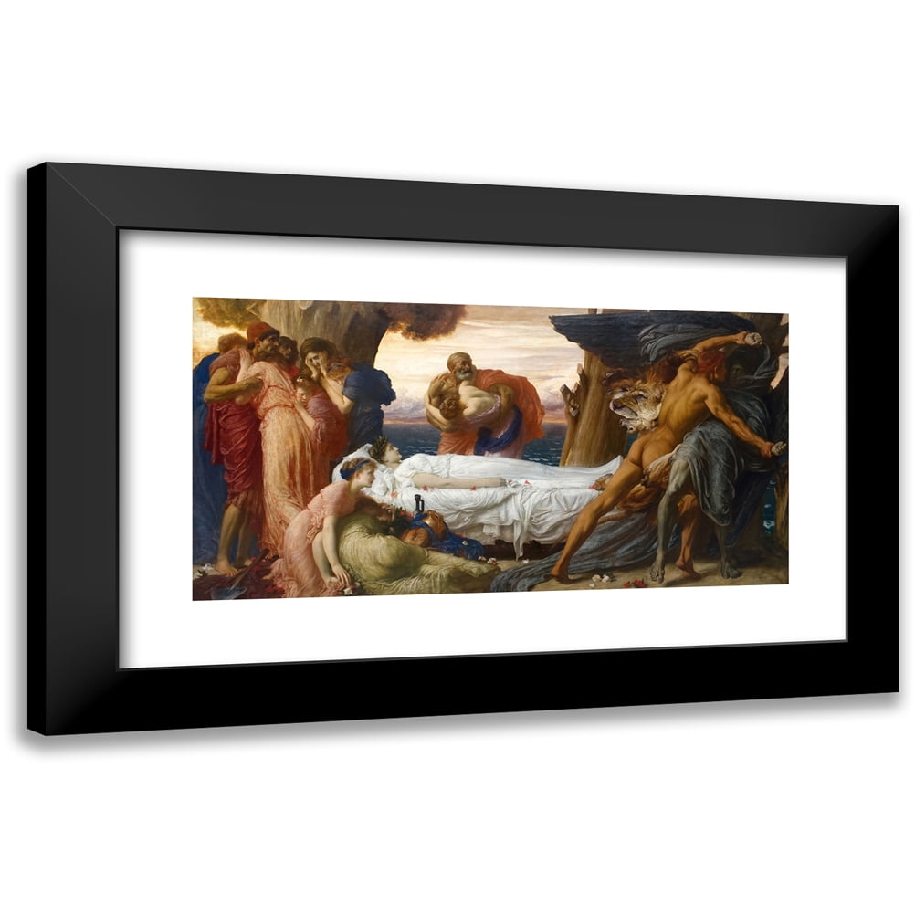 Frederic Leighton 18x11 Black Modern Framed Museum Art Print Titled ...