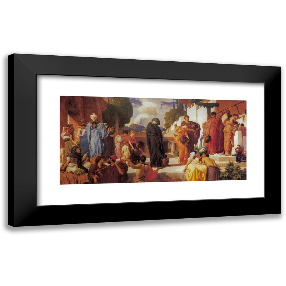 Frederic Leighton 24x13 Black Modern Framed Museum Art Print Titled ...