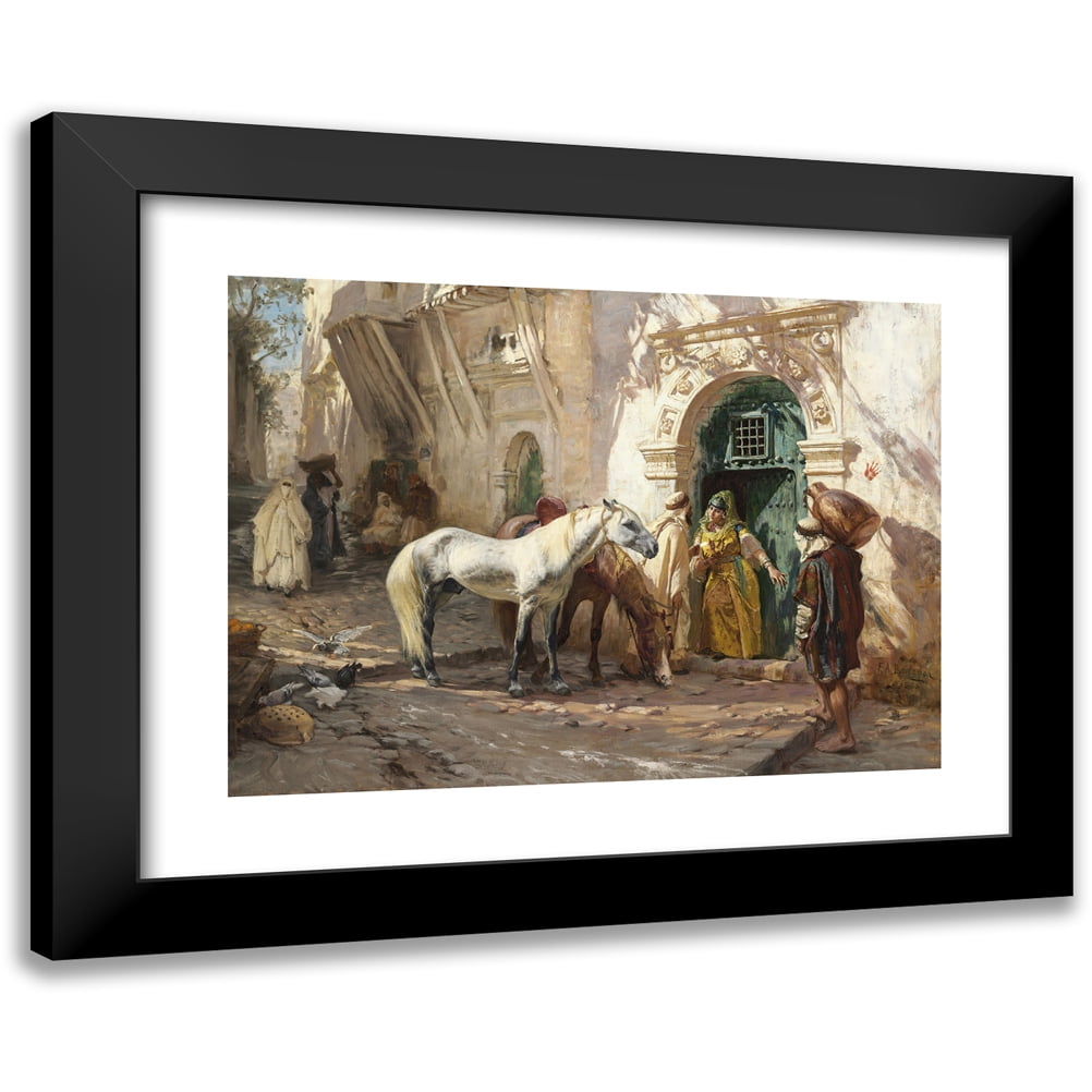 Frederick Arthur Bridgman 14x11 Black Modern Framed Museum Art Print ...