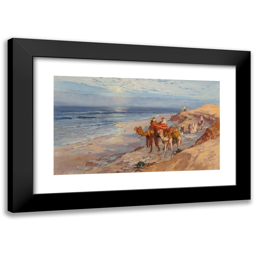 Frederick Arthur Bridgman 24x16 Black Modern Framed Museum Art Print ...