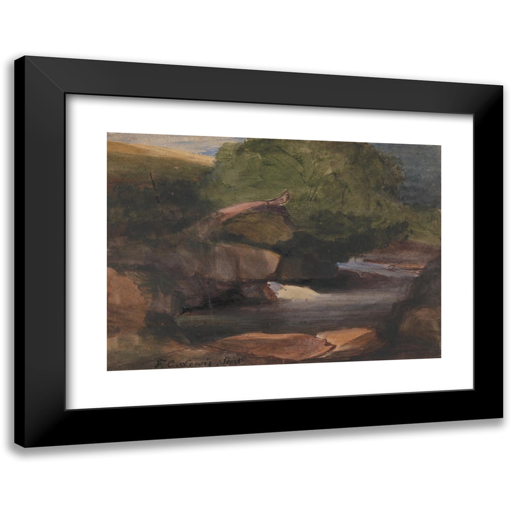 Frederick Christian Lewis the Elder 18x14 Black Modern Framed Museum ...