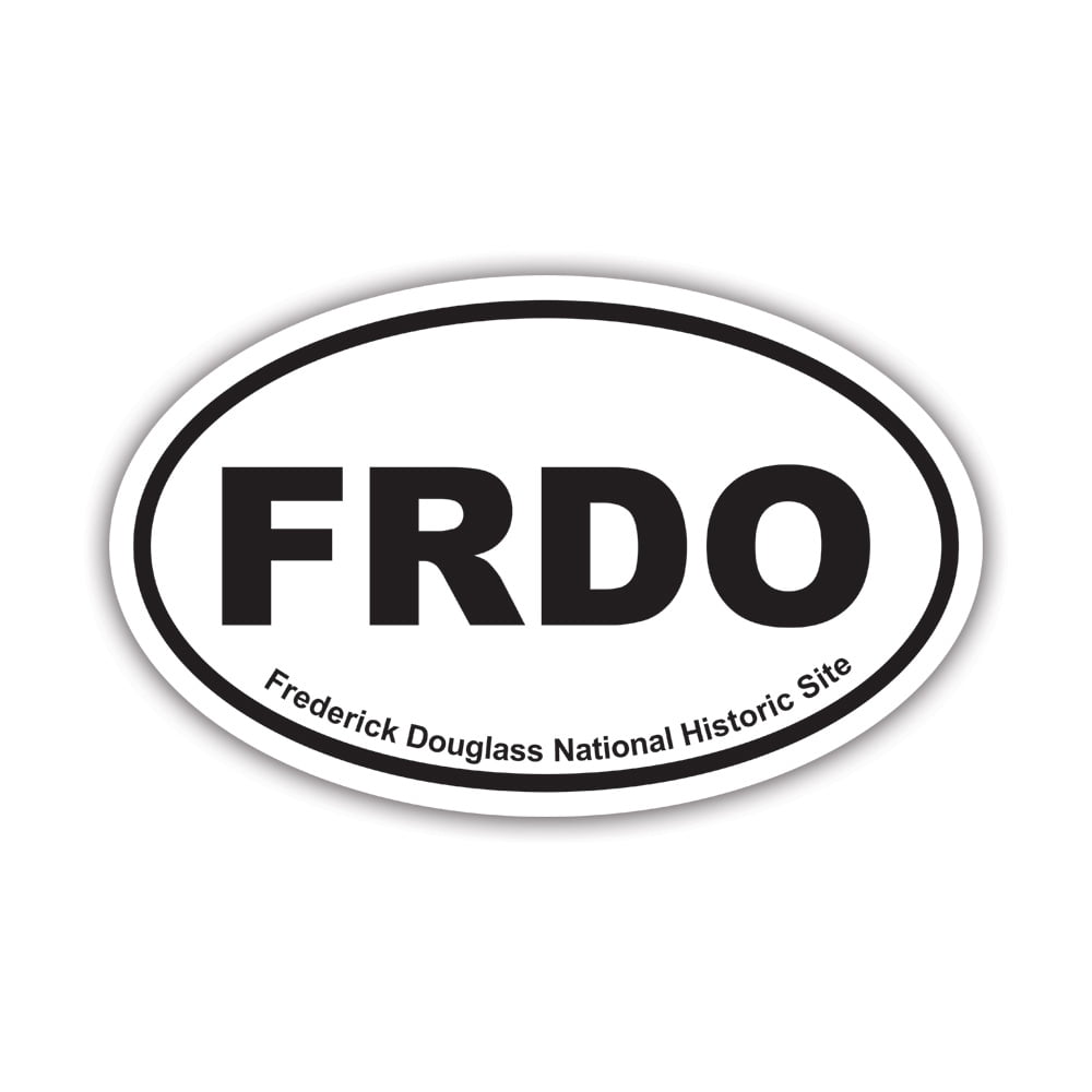 Frederick Douglass National Historic Site FRDO Oval Sticker Decal ...
