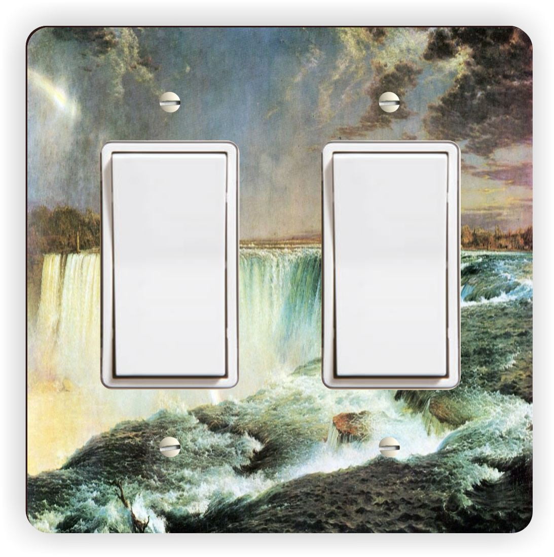 Frederick Edwin Church Art Niagara Falls - Double Rocker Light Switch ...