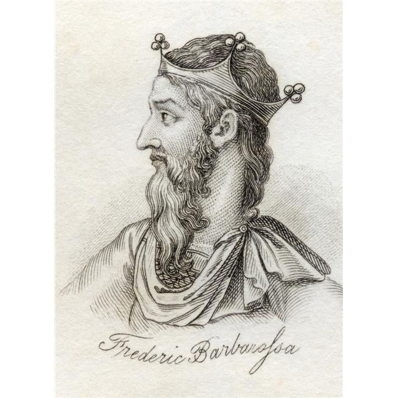 Frederick I Barbarossa 1122 - 1190 Holy Roman Emperor King of Germany ...
