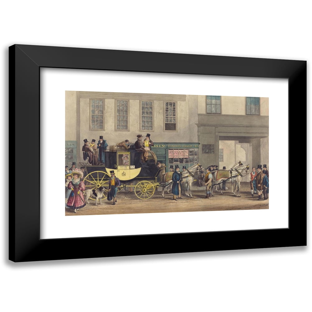Frederick James Havell 24x16 Black Modern Framed Museum Art Print ...
