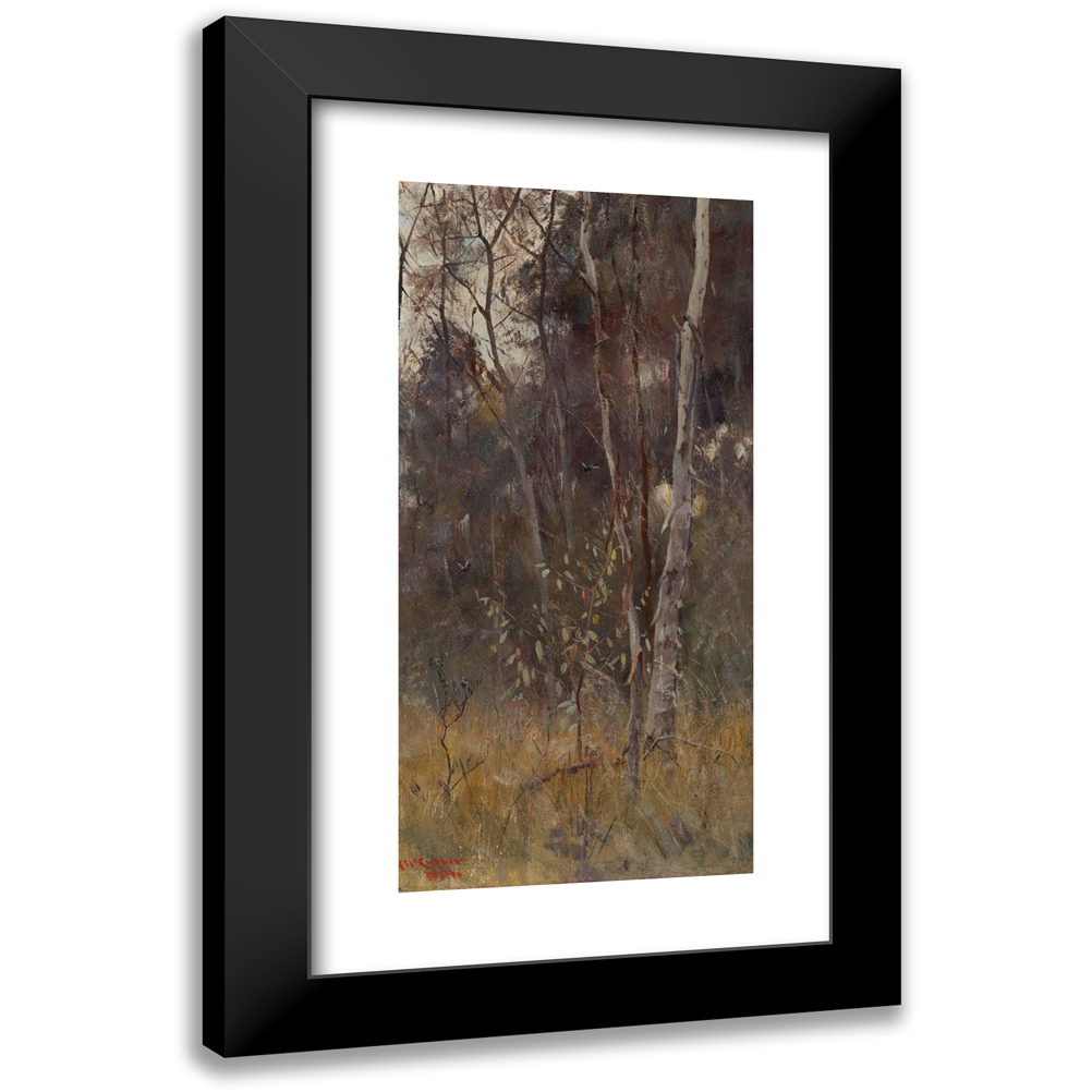Frederick McCubbin 11x18 Black Modern Framed Museum Art Print Titled ...