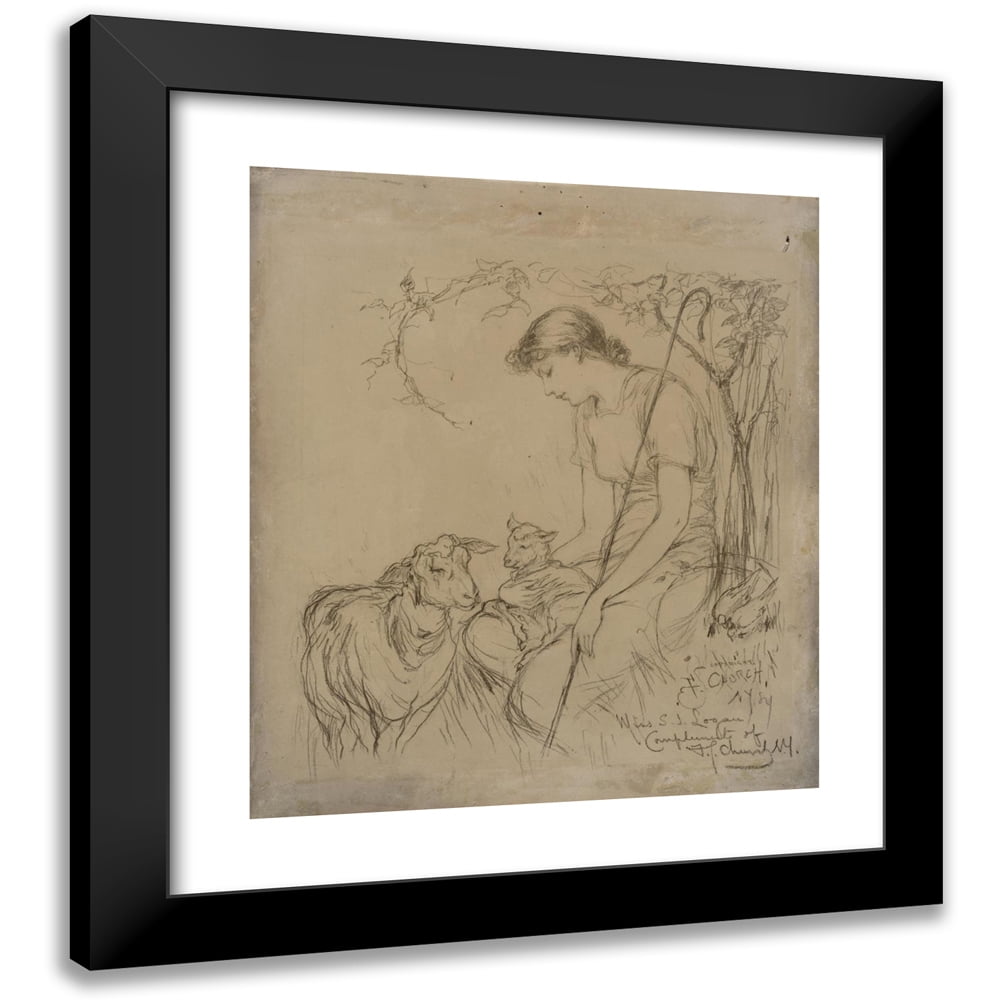 Frederick Stuart Church 15x17 Black Modern Framed Museum Art Print ...