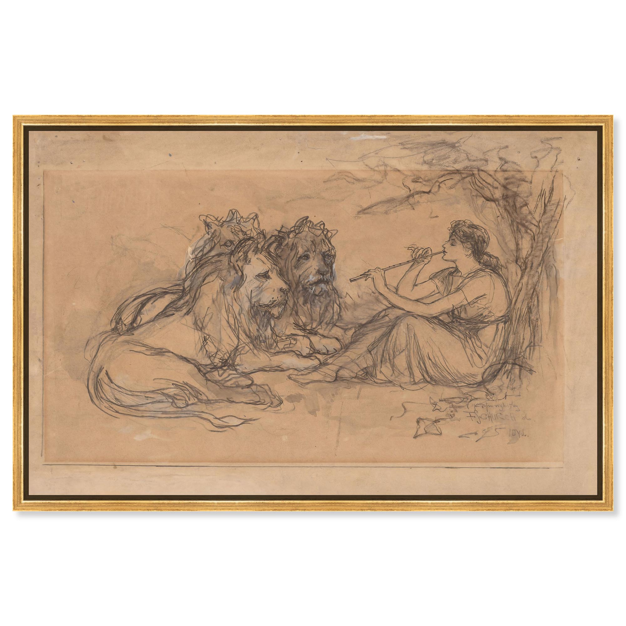 Frederick Stuart Church Canvas Vintage Art by Art Remedy, Gold Frame ...