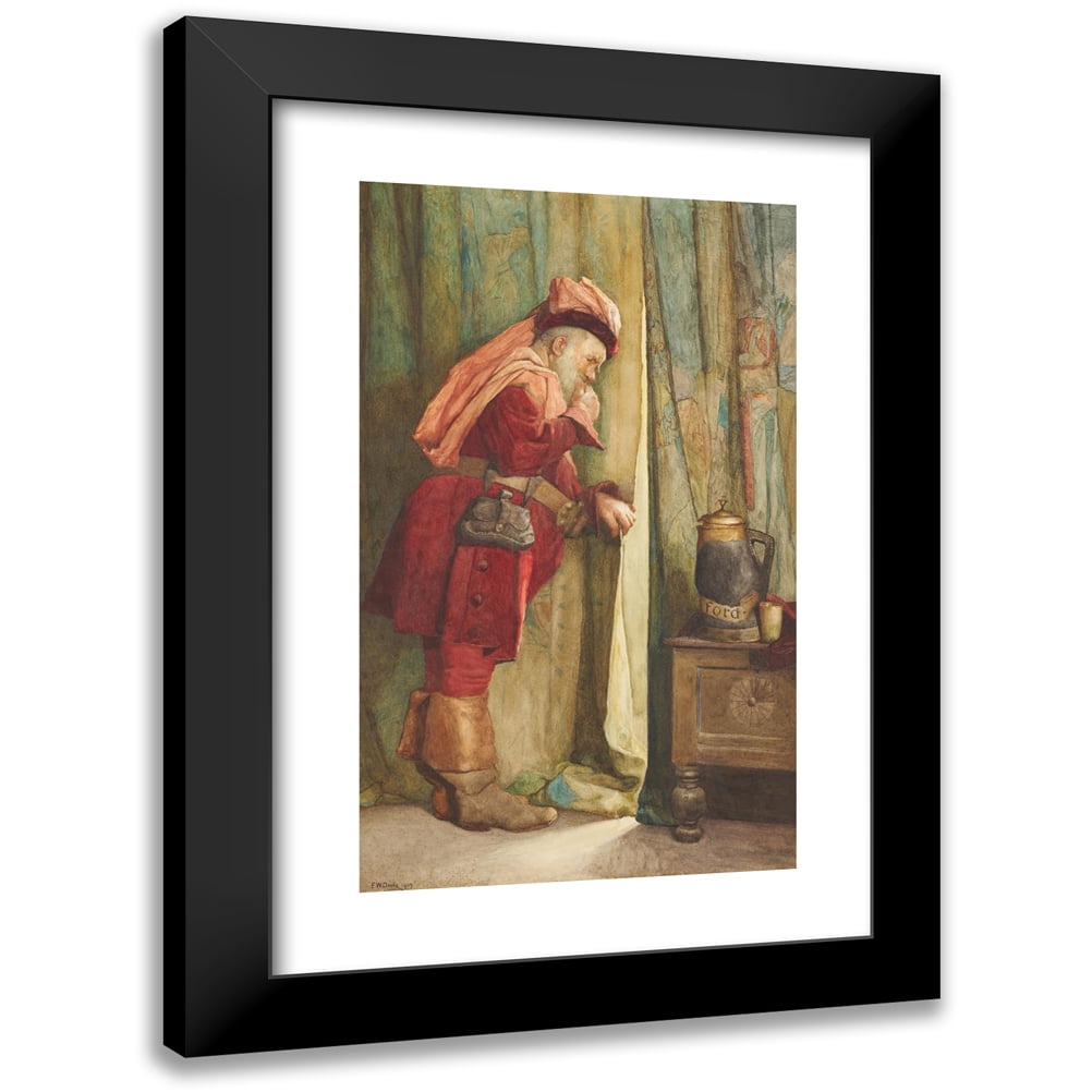 Frederick William Davis 10x14 Black Modern Framed Museum Art Print ...