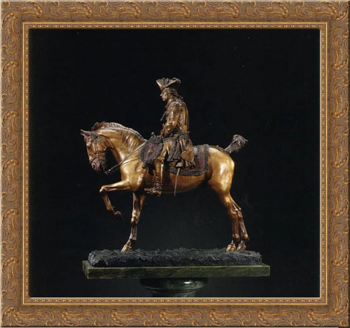 Frederick the Great 21x20 Gold Ornate Wood Framed Canvas Art by Gerome ...