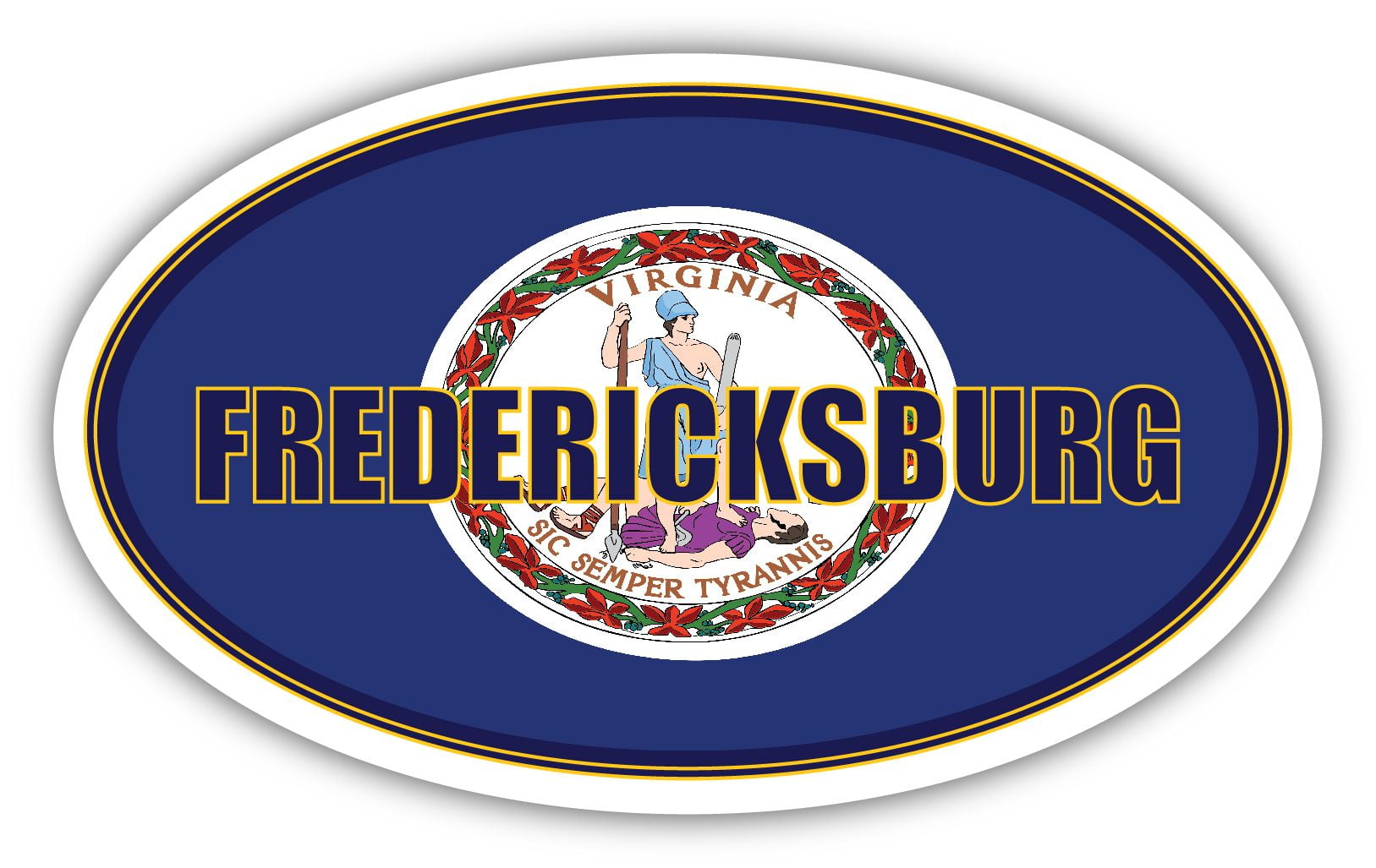 Fredericksburg City Virginia State Flag | VA Flag Fredericksburg County ...