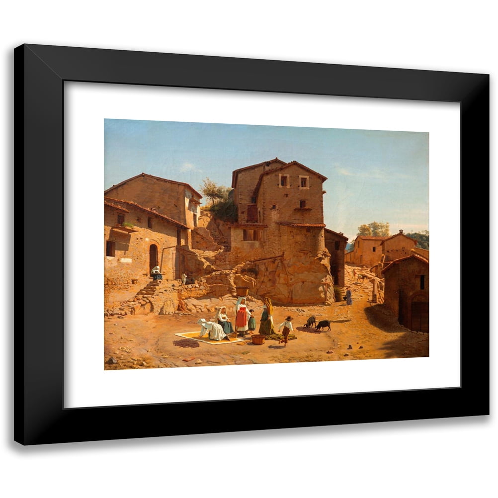 Frederik Vermehren 24x19 Black Modern Framed Museum Art Print Titled ...