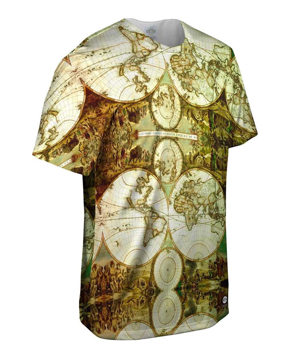 Frederik de Wit - Nova Orbis Tabula in Lucem Edita 1661 Mens T-Shirt ...