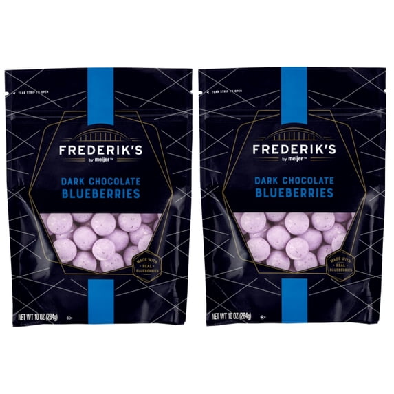 Frederik's Dark Chocolate Blueberries, 10 Ounces (2 Bags) - Walmart.com