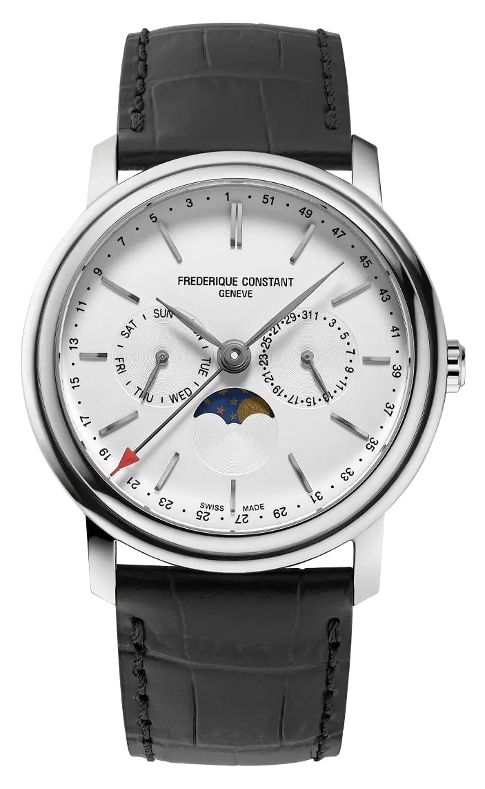 Frederique Constant Classics Index Business Timer Stainless Steel ...