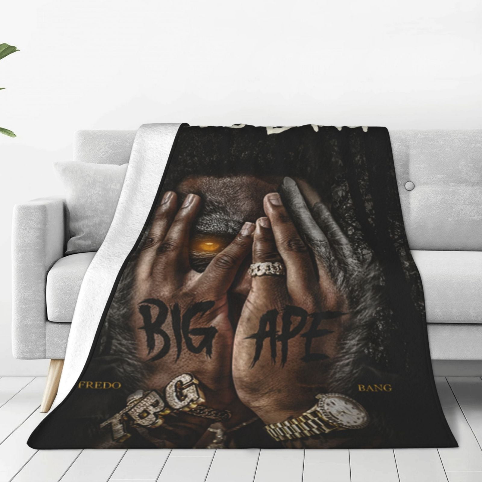 Fredo Bang Ultra-Soft Micro Fleece Blanket Throw All Season Fuzzy ...