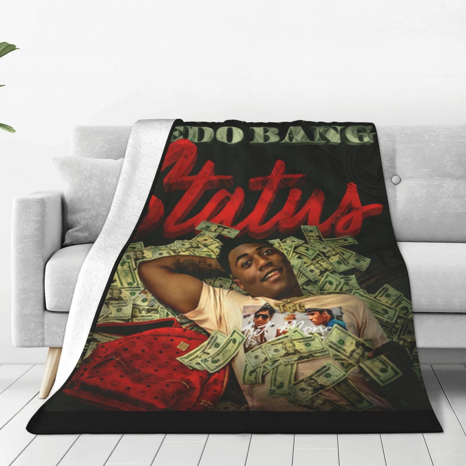Fredo Bang Ultra-Soft Micro Fleece Blanket Throw All Season Fuzzy ...