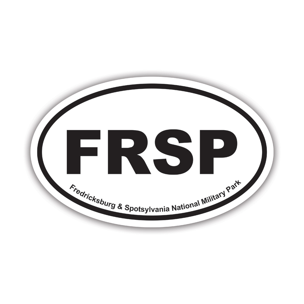 Fredricksburg & Spotsylvania National Military Park FRSP Oval Sticker ...
