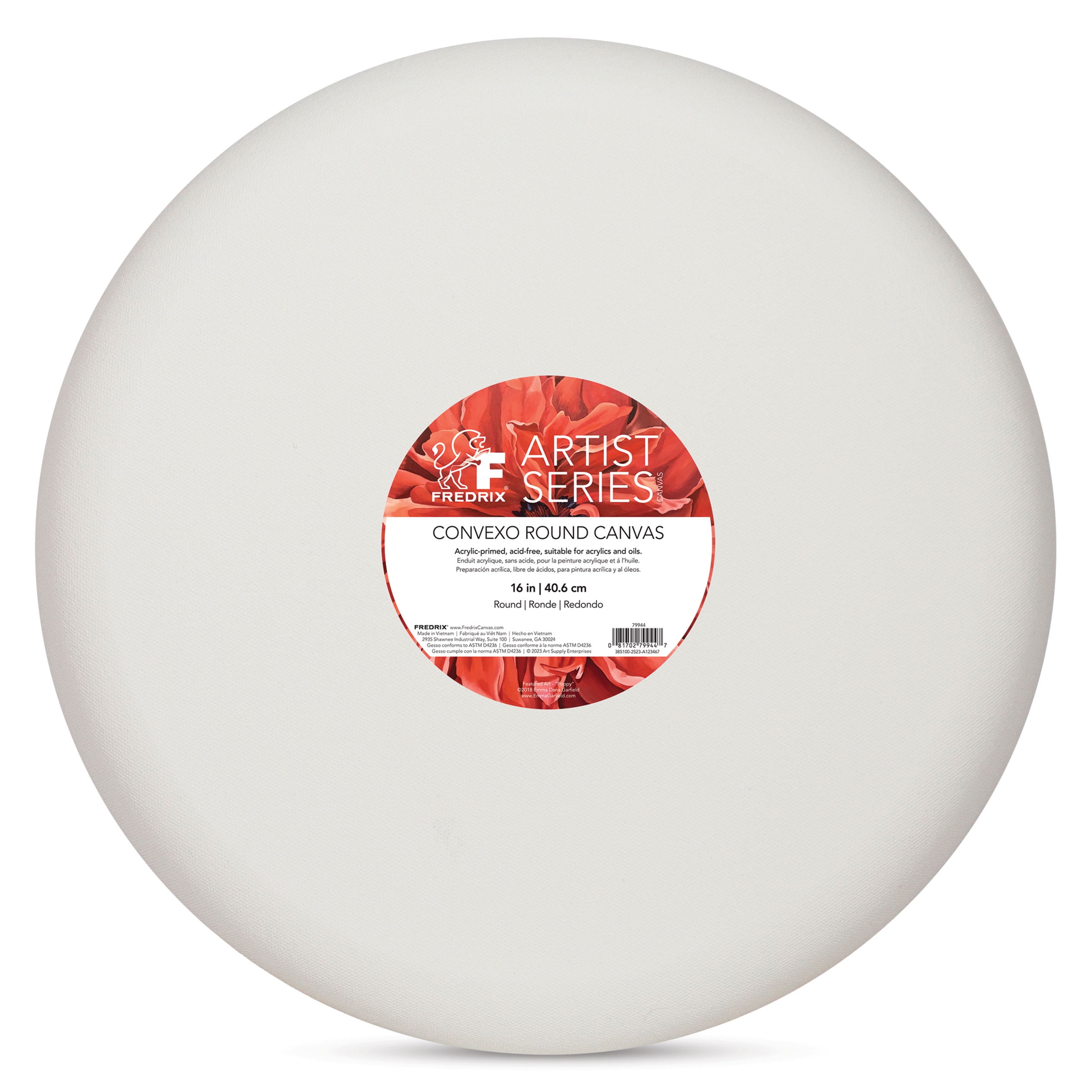Fredrix Convexo Canvas - 16", Round - Walmart.com