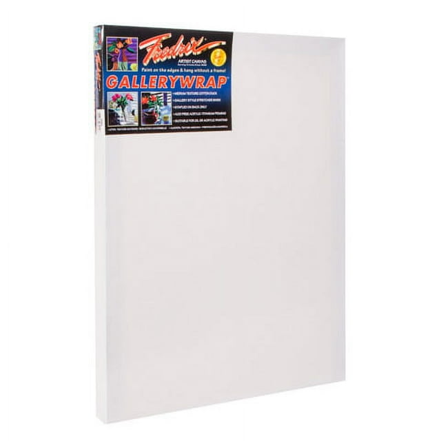 Fredrix Gallerywrap Stretched Primed Canvas 18 x 24 inches - Walmart.com
