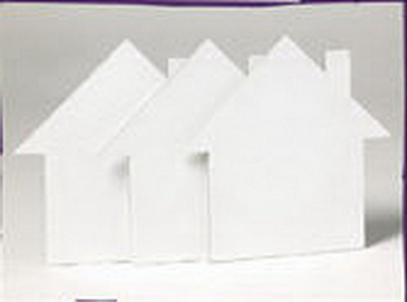 Fredrix Paint-a-Shape Canvas Panels - Houses, Pkg of 3 - Walmart.com