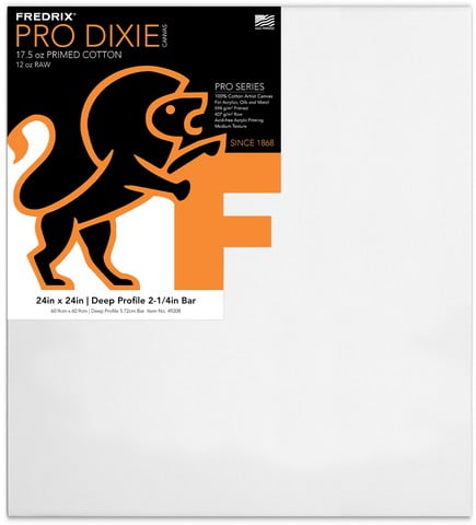 Fredrix Pro Series Dixie Museum Profile Canvas - 24" x 24", 2-1/4 ...