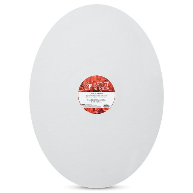Fredrix Streched Canvas: Oval, 16 x 20 inches - Walmart.com